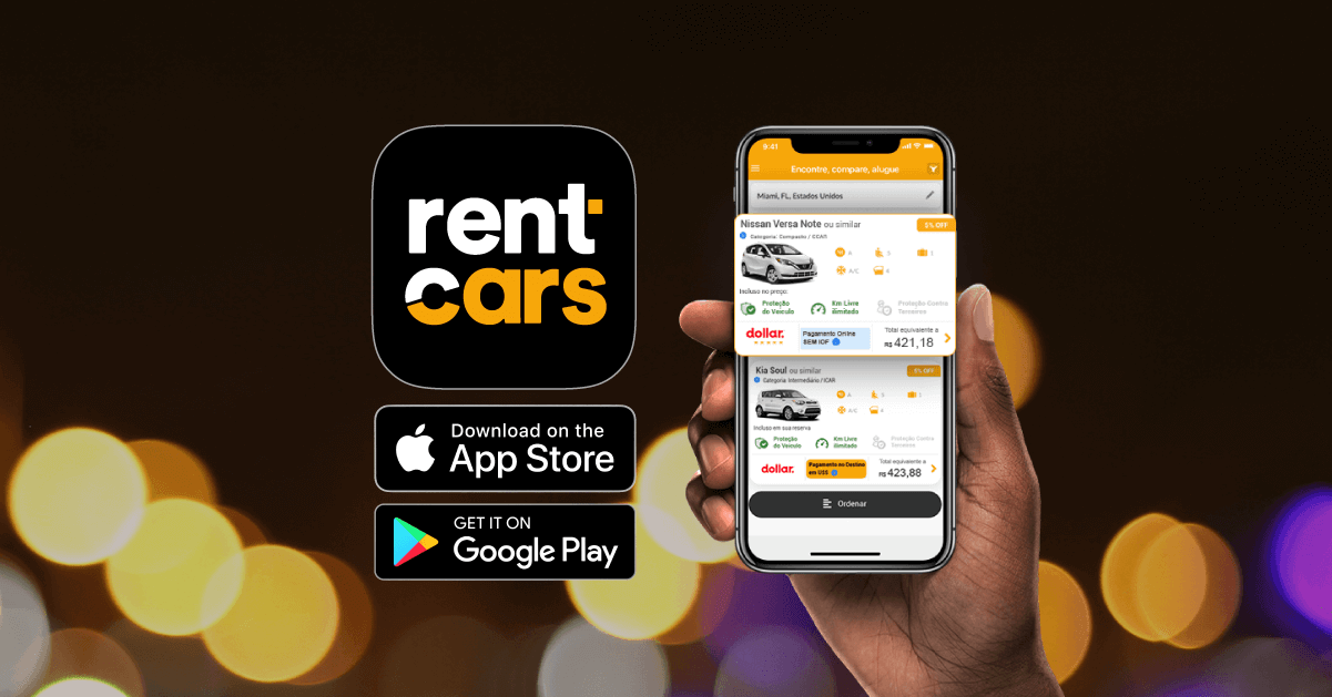 Aplicación para rentar autos | Rentcars
